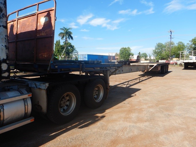 1987 Howard Porter Extendable Triaxle Flat Top Trailer Auction (0001 ...