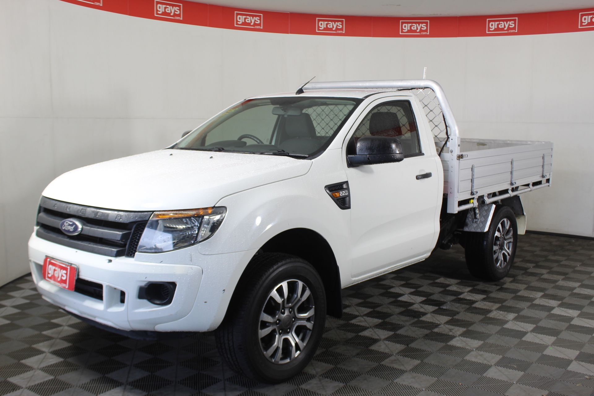 2013 Ford Ranger XL 4X2 Hi-Rider PX Turbo Diesel Manual Cab Chassis ...