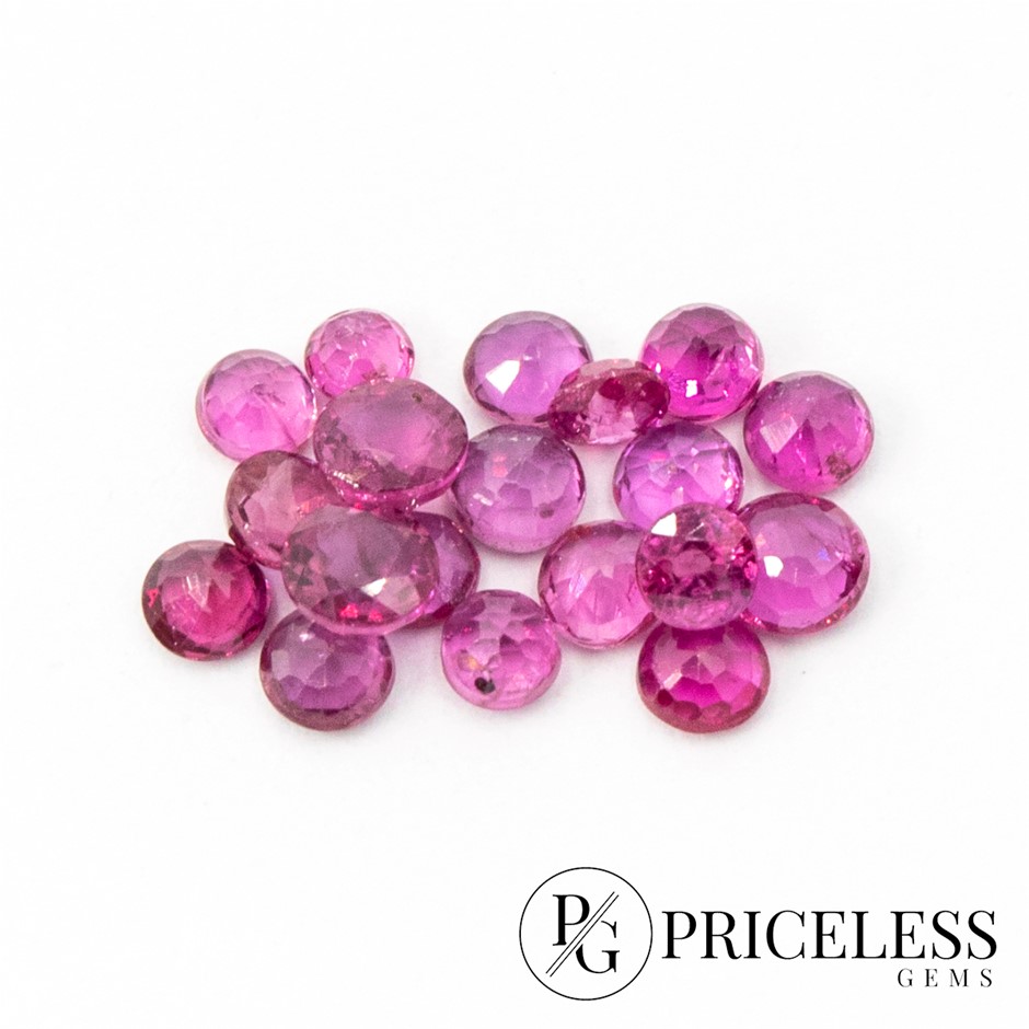 1.44ct Hot Pink Calibrated Ruby Parcel Auction (0008-2546436) | Grays ...
