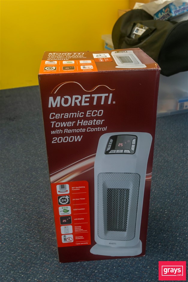 Moretti N13275 Tower Heater Auction (0109-5047910) | Grays Australia
