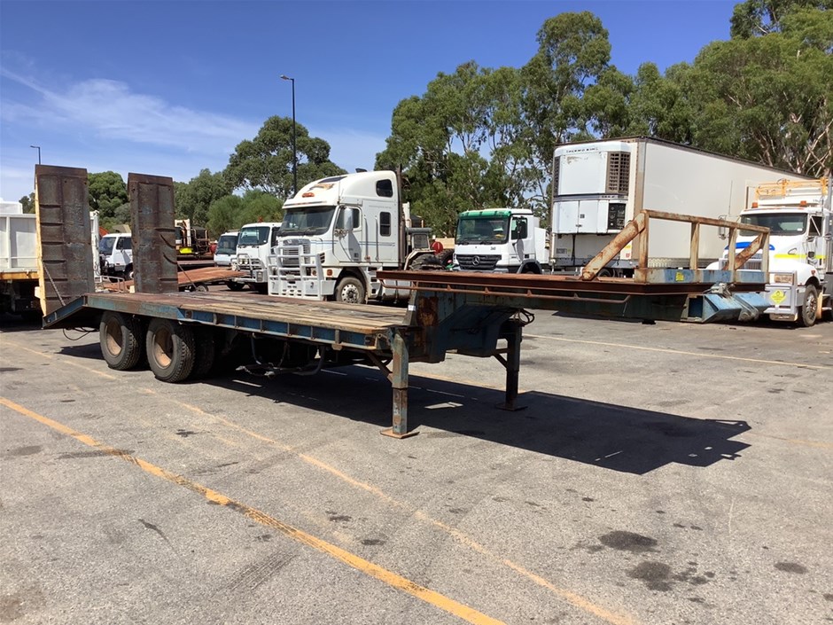 1980 Custom Made X Tandem Drop Deck Trailer Auction (0024-9031096 ...
