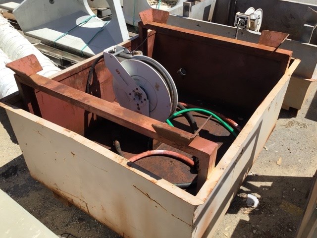 IBC Bund Box with Hose Reel. Auction (0015-9029763) | Grays Australia