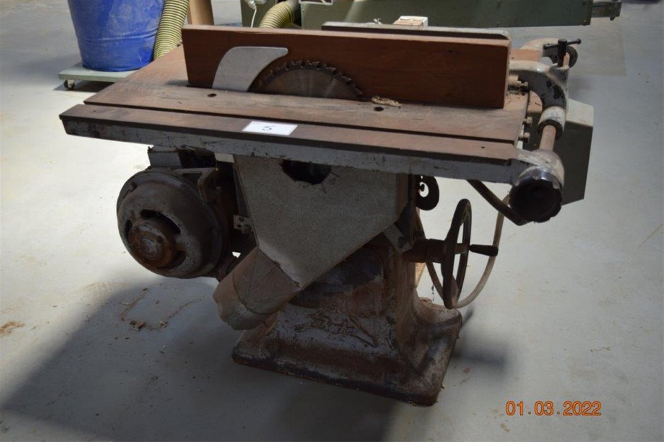 "LS Barker" 3 Phase Table Saw Auction (0005-9030052) | Grays Australia