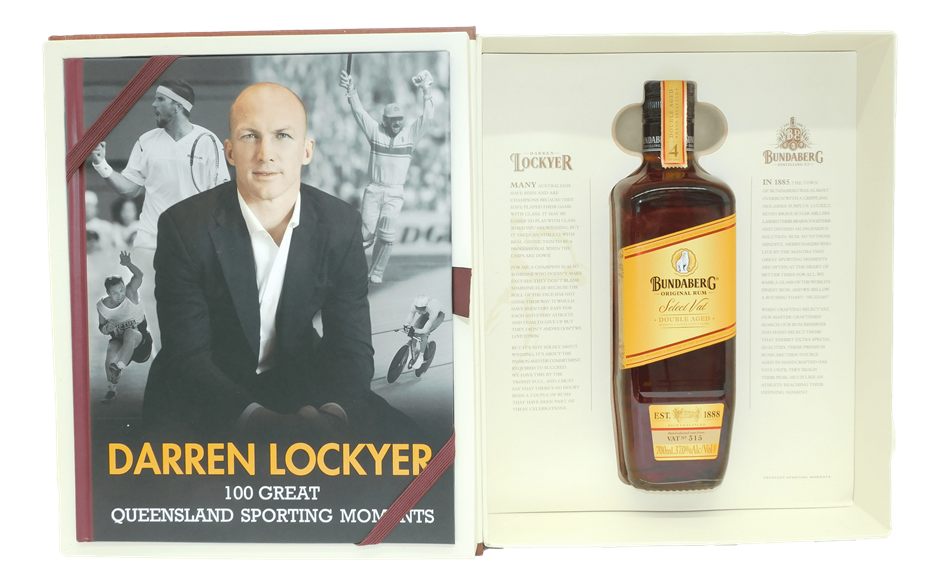Bundaberg `Darren Lockyer Select Vat 315` Excl Gift Box Set (1 x 700mL ...