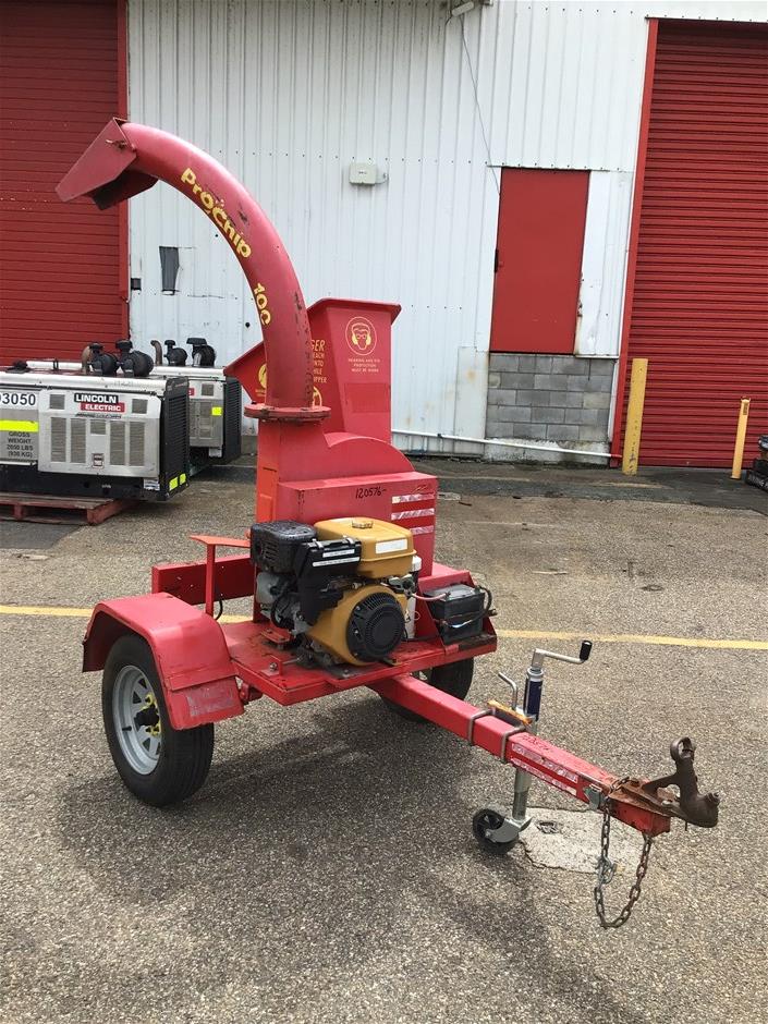 2015 Pro Chip Trailer Mounted 100mm Chipper Auction (0007-7036291 ...