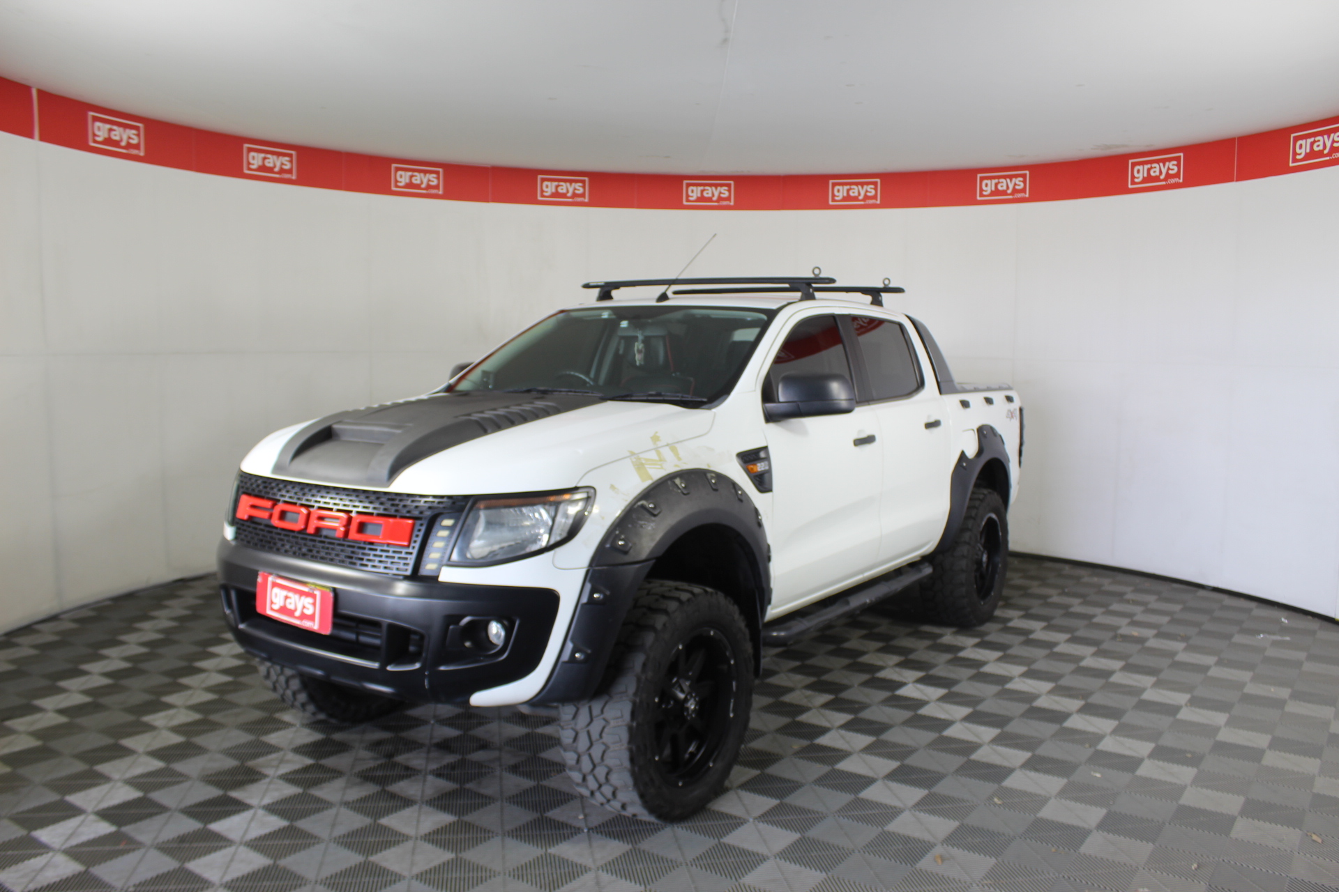 2013 Ford Ranger XL 4X4 PX Turbo Diesel Automatic Dual Cab Auction ...