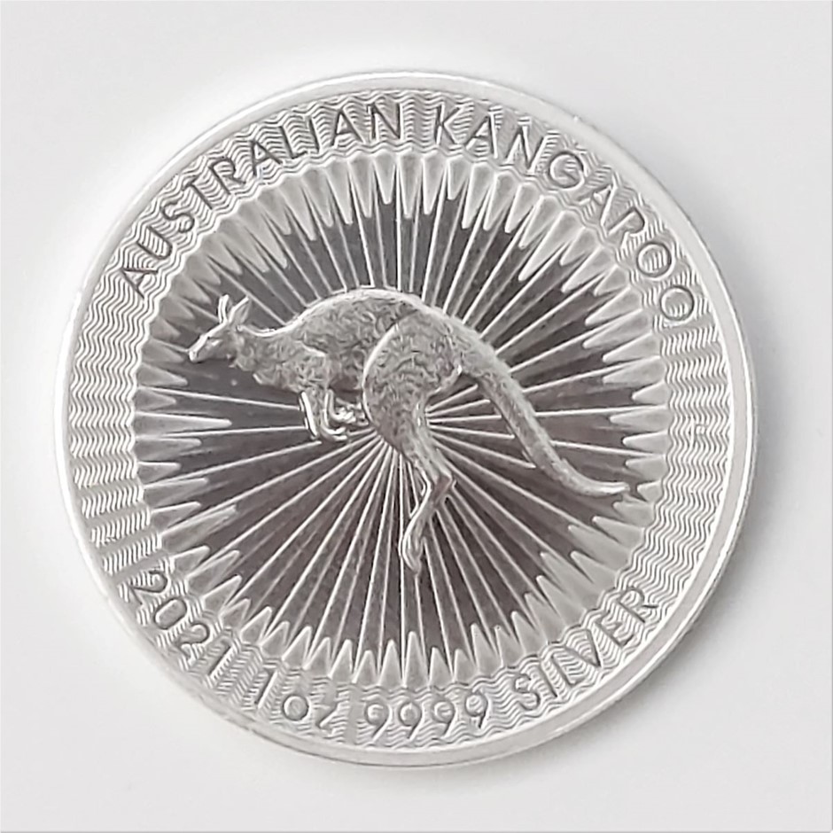 1oz Pure Silver Kangaroo Coin Auction (0048-2543072) | Grays Australia