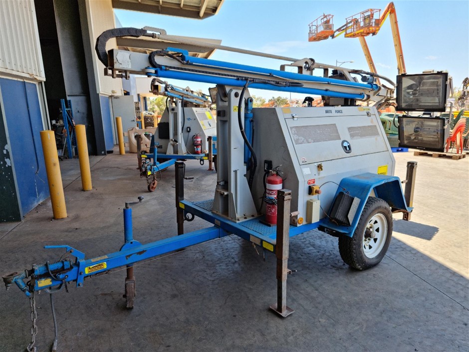 2012 Briteforce LS6K Lighting Tower - 6,000w (Karratha) Auction (0041 ...