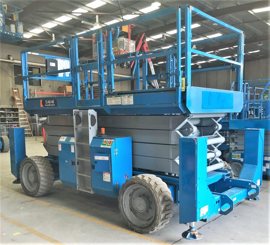 2006 Genie GS4390RT Scissor Lift - 43ft (13.0m) (Silverwater) Auction ...