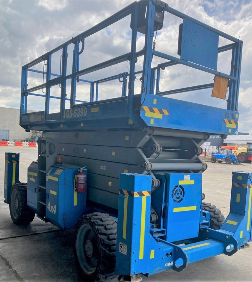 2006 Genie GS5390RT Scissor Lift - 53ft (16.1m) - Diesel (Derrimut ...
