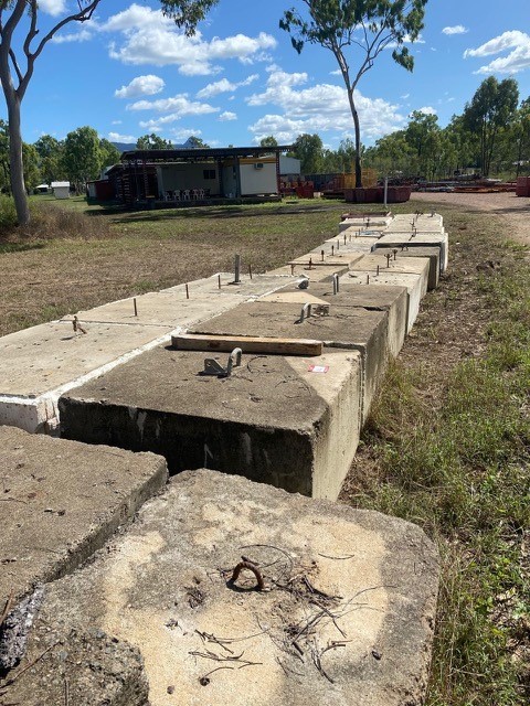 Qty 26 x Concrete Deadman with Lifting Eye/Bolt Auction (0616-7037977 ...