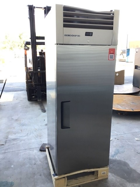 2021 Skope Stainless Steel Single Door Upright Freezer. Auction (0030 ...