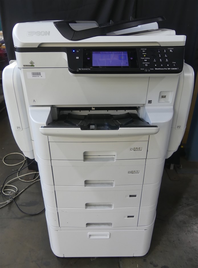 Epson WorkForce Pro WF-C869R Workgroup printer Auction (0023-5049728 ...