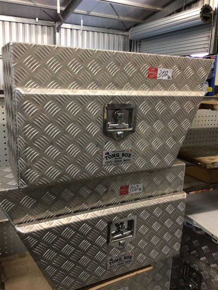 2x Tong Box Ute Under Tray Toolboxes Auction (0302-7039085) | Grays ...