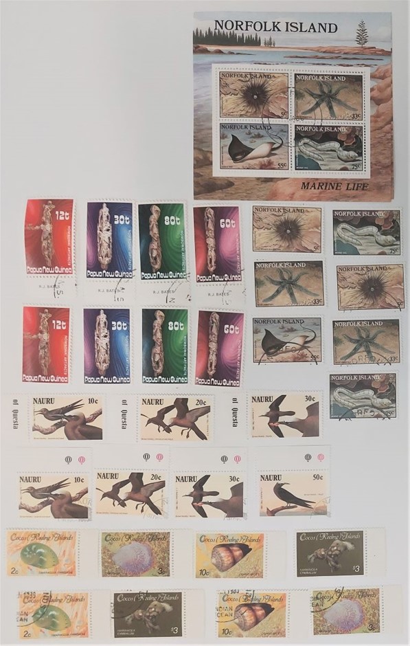 Pacific Nation Stamps - Nauru, Norfolk Island and Papua New Guinea ...