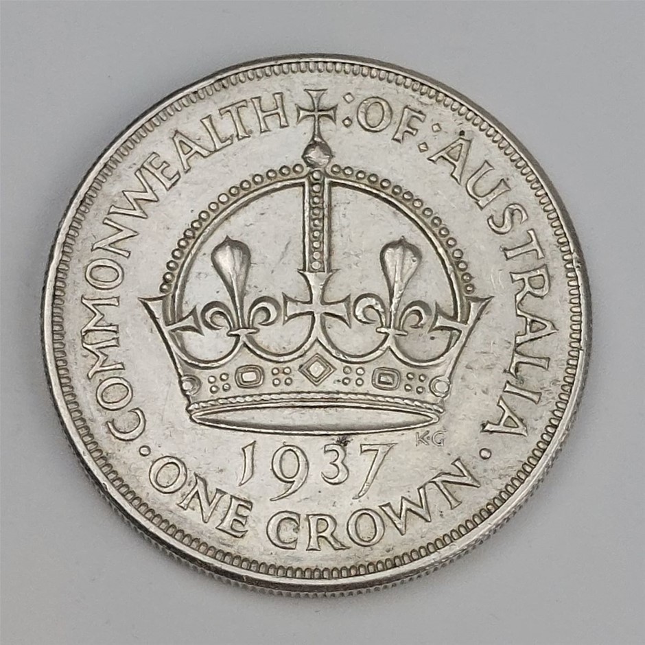 1937 Australian Silver Crown Auction (0021-2543874) | Grays Australia