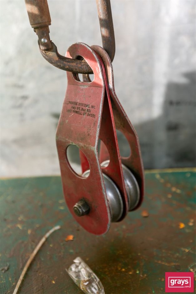 Rescue Systems 2x Double Block Abseiling Pulleys Auction (0158-5048830 ...
