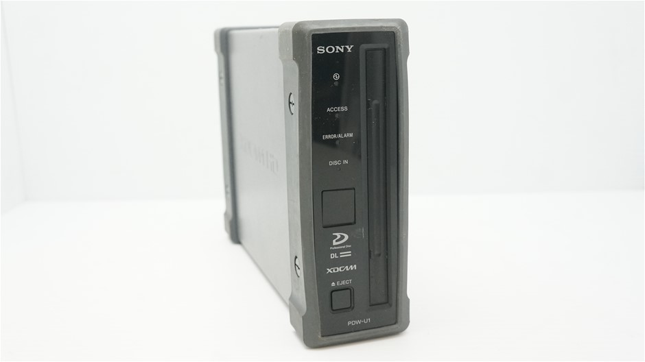 Sony PDW-U1 XDCAM Professional Disc Drive Unit Auction (0006-2544199 ...