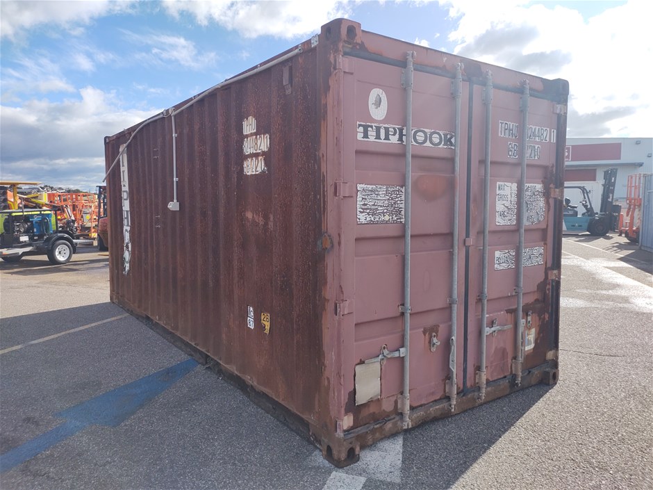 1992 Tiphook 20ft Shipping Container Auction (0398-7039267) | Grays ...