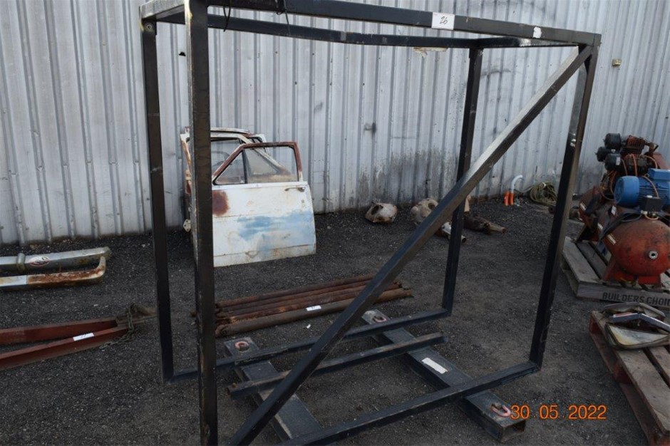 Steel Framed Forkliftable Storage Rack Auction (0026-9032002) | Grays ...