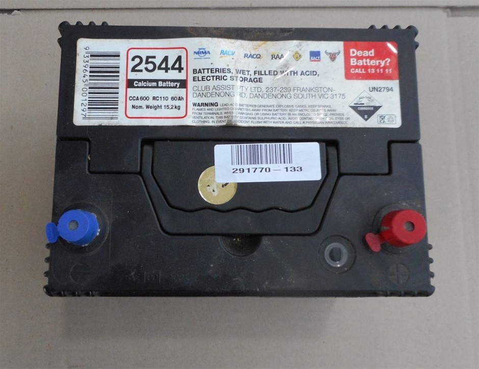 Unused NRMA Good To Go 2544 Battery Auction 0133 5049468 Grays Australia