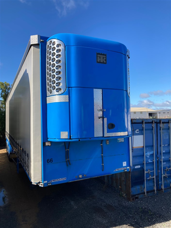 2011 Maxitrans ST3 Refrigerated Tautliner Triaxle Semi Trailer Auction ...