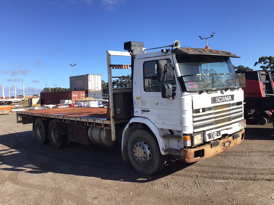 1986 Scania 112M (6 x 4) Tray Body Truck Auction (0002-3023145) | Grays ...