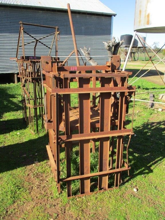 Steel Fabricated Manual Wool Press Auction (0119-3022858) | Grays Australia