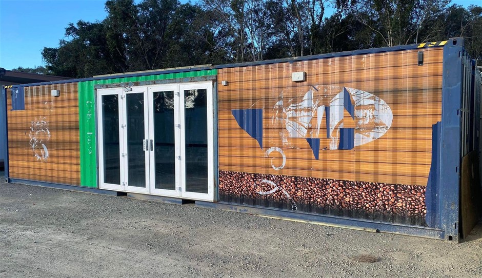 3 x 40ft High Cube Containers Joined Together to Make One Building ...