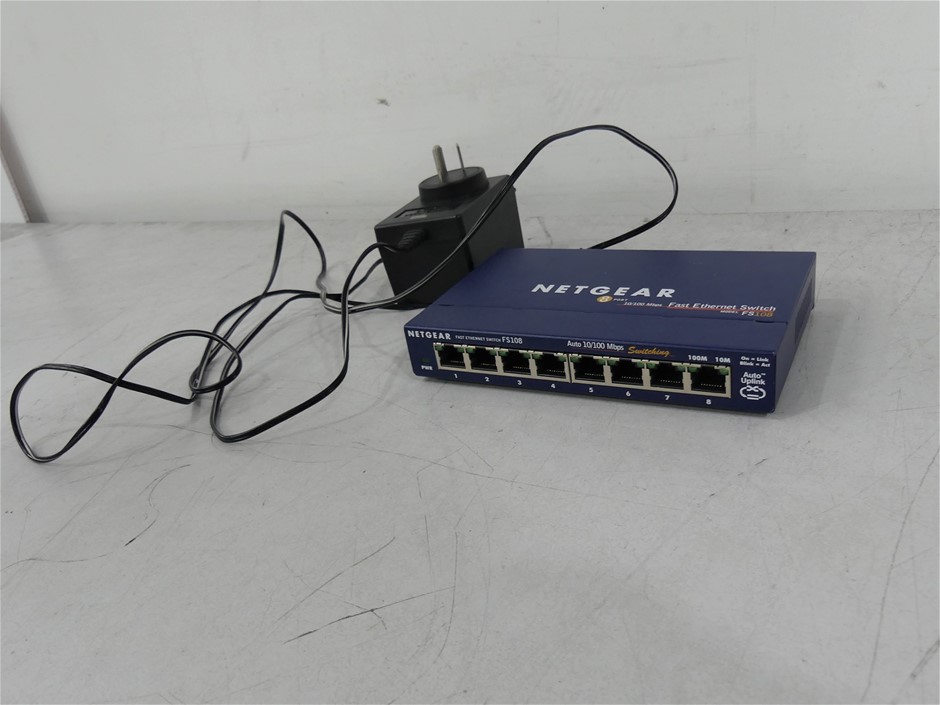 NETGEAR DS108 Network Auction (0071-2546492) | Grays Australia