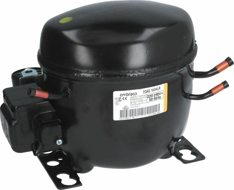 Unused Embraco Freezer Compressor EGAS100HLR -35°C to -10°C Auction ...