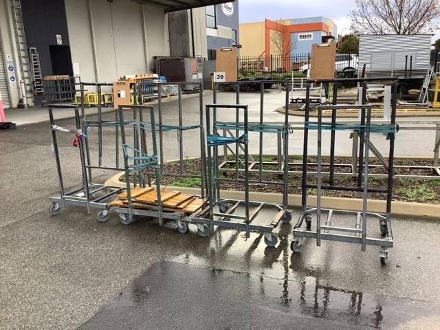4 x Assorted Mobile Stillages Auction (0334-9033333) | Grays Australia