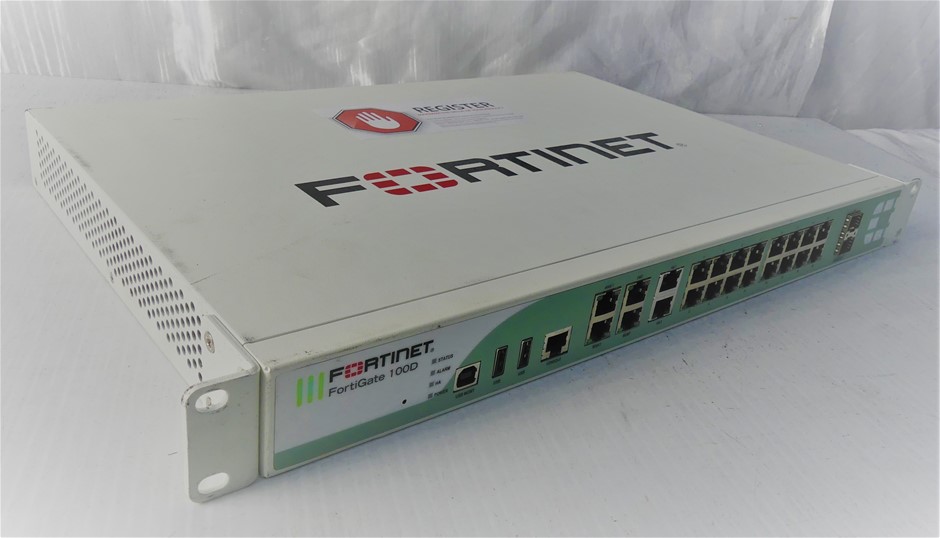 Fortinet ( FortiGate-100D ) Network VPN Security Firewall Rack ...