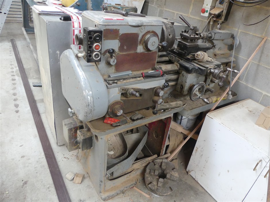 Lathe - Demco - metal Lathe Pression Machine Auction (0021-3022602 ...