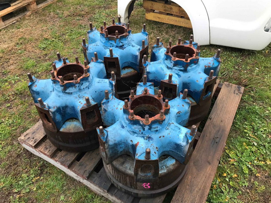 4x Spider Hub & Drum Assemblies Auction (0079-3022592) | Grays Australia
