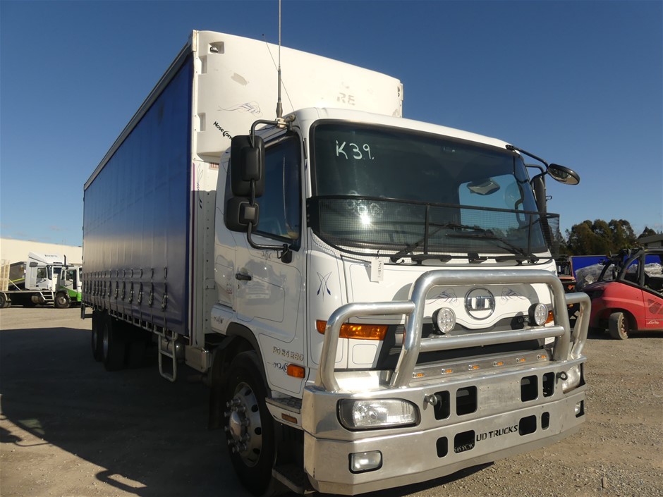 2018 UD Condor PDC8E 6 x 2 Curtainsider Rigid Truck Auction (0001 ...