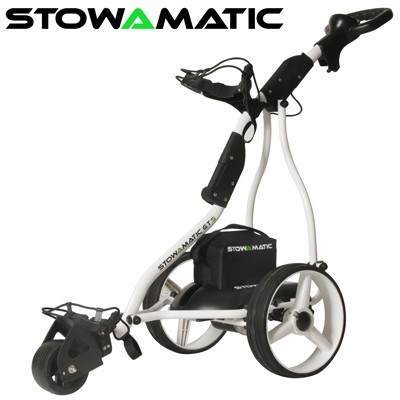 Buy Stowamatic GTS Electric Golf Trolley - White | Grays Australia
