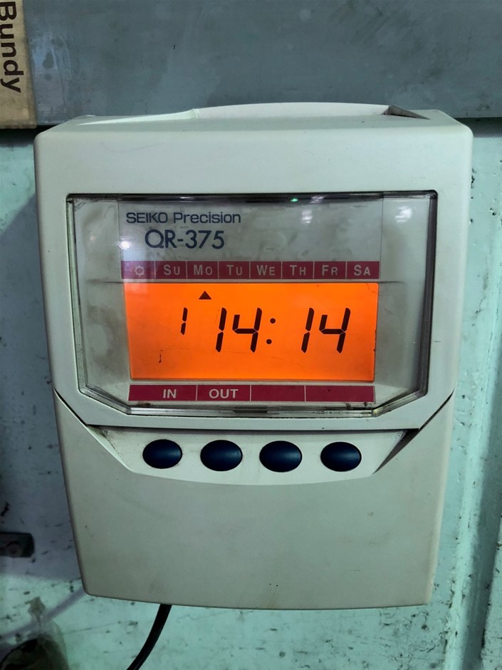 Seiko Precision QR375 Bundy Machine Auction (0595-5049946) | Grays ...