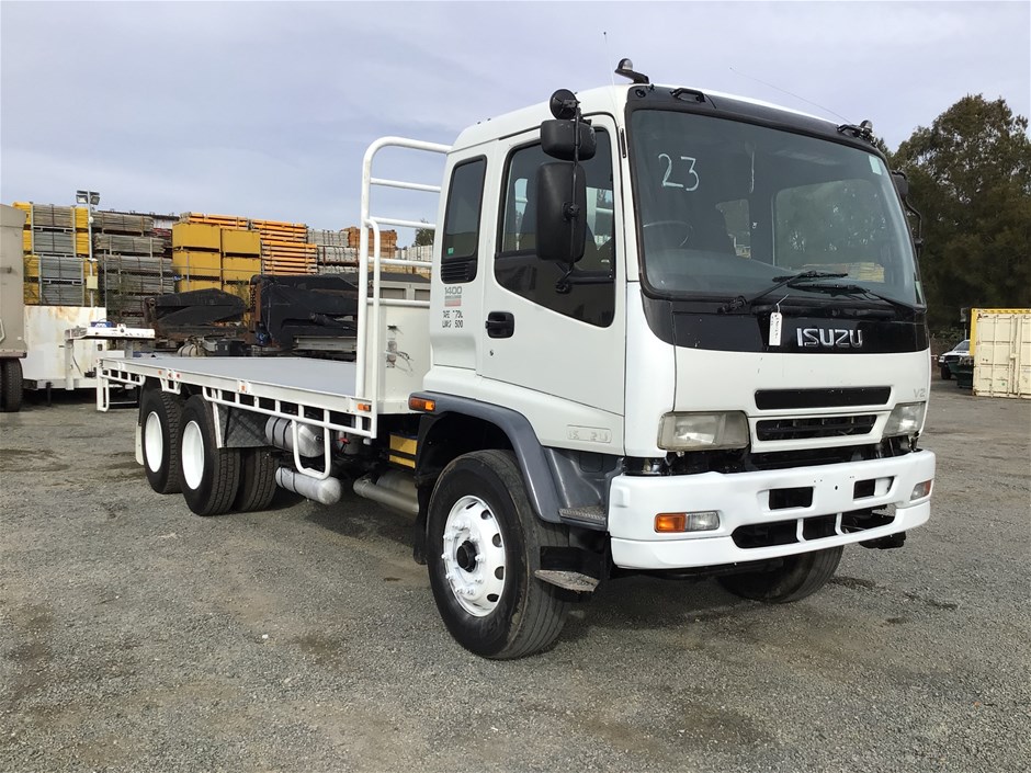 2007 Isuzu F3 FVZ Sitec 275 Turbo Intercooled 6 x 4 Tray Body Truck ...