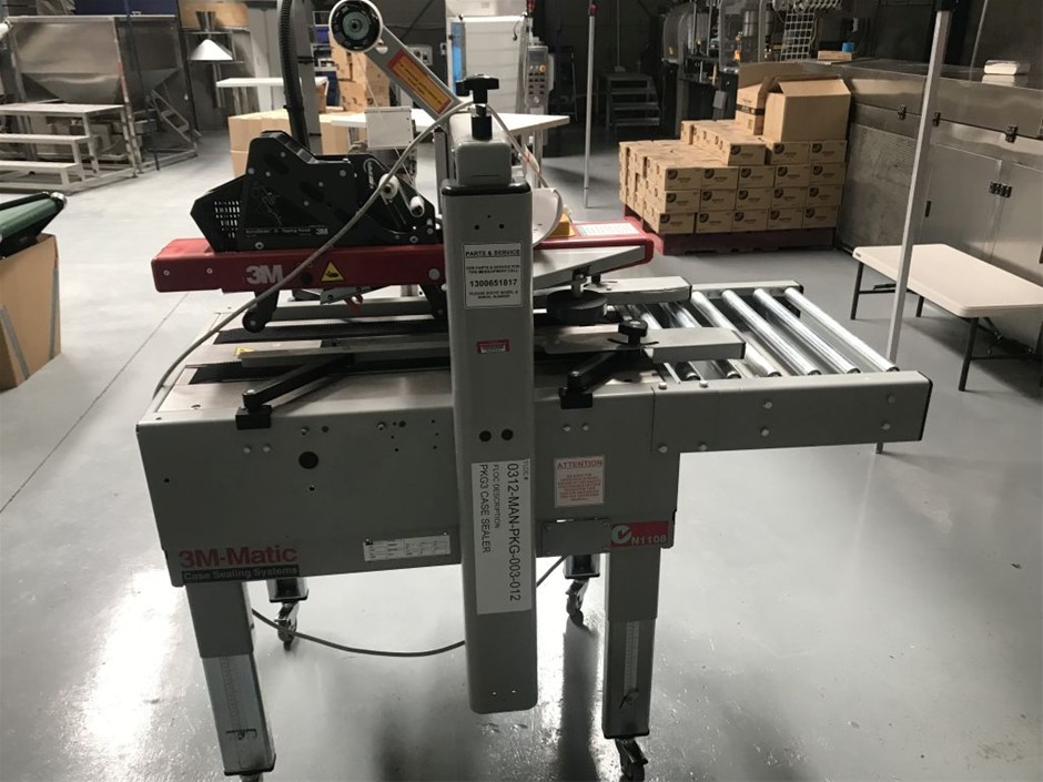 Carton Taping Machine - 3M-Matic Case Sealing System Auction (0011 ...