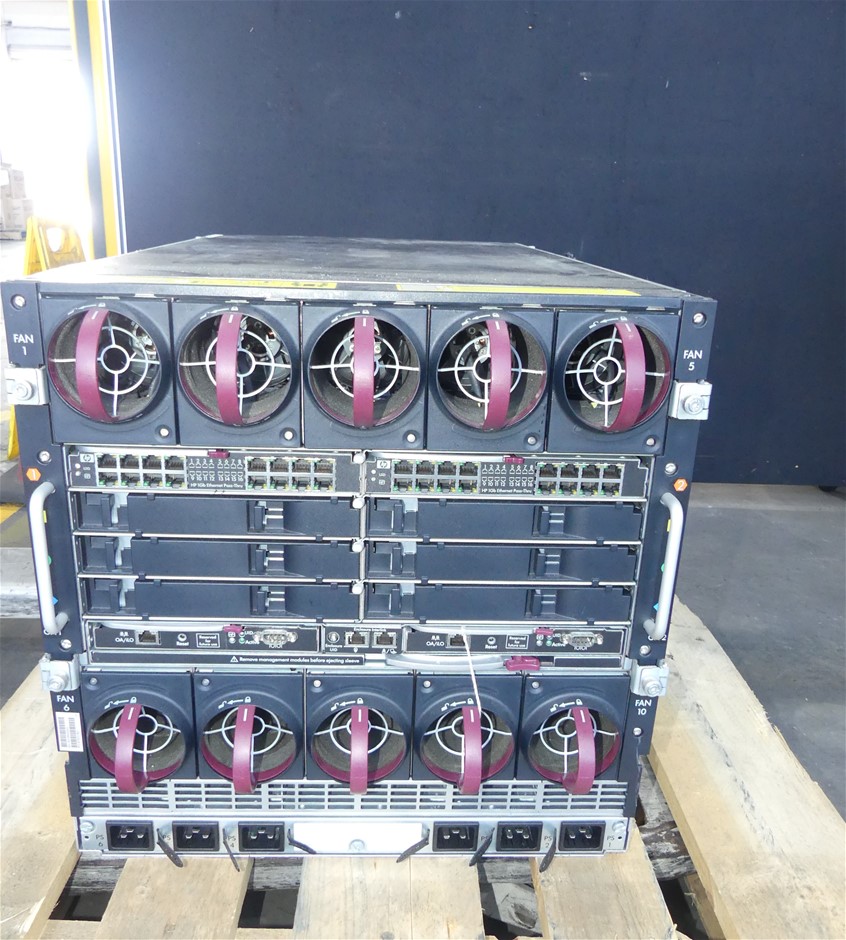 HP BLADESYSTEM C7000 Server Blade Chassis Auction (0042-2546489 ...
