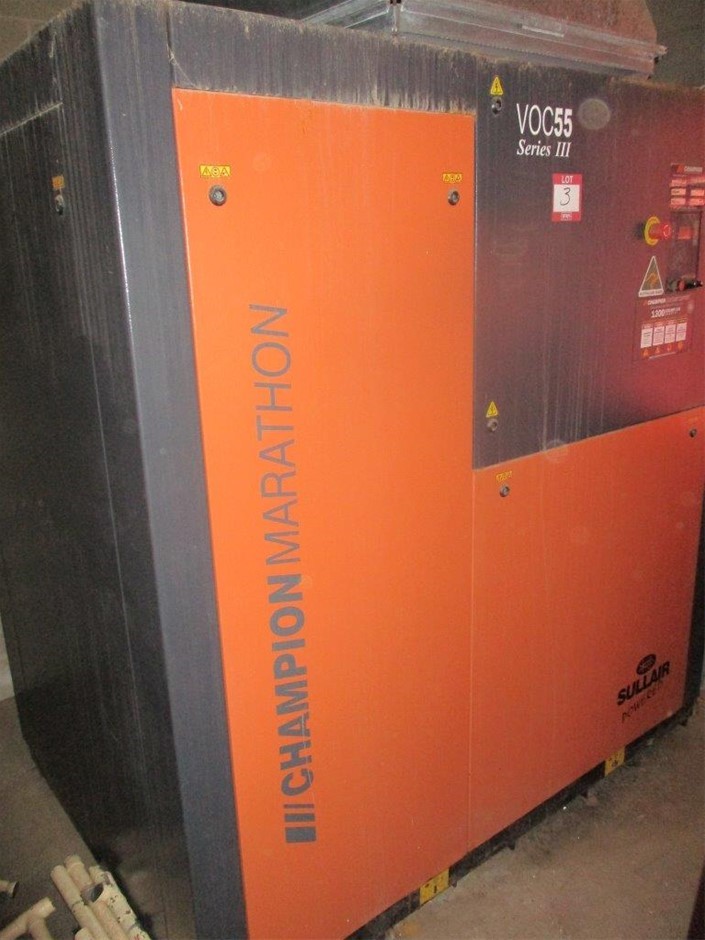 Champion VOC55 Compressors & PDA Hibon Blowers