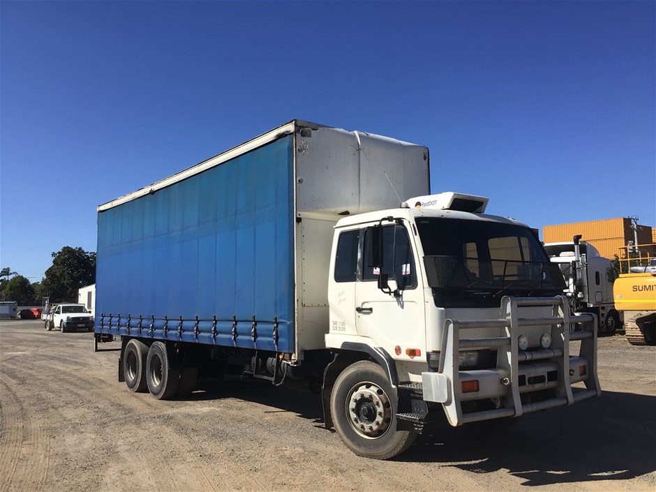 1998 UD Nissan CWA 310 6 x 4 Curtainsider Rigid Truck Auction (0001 ...