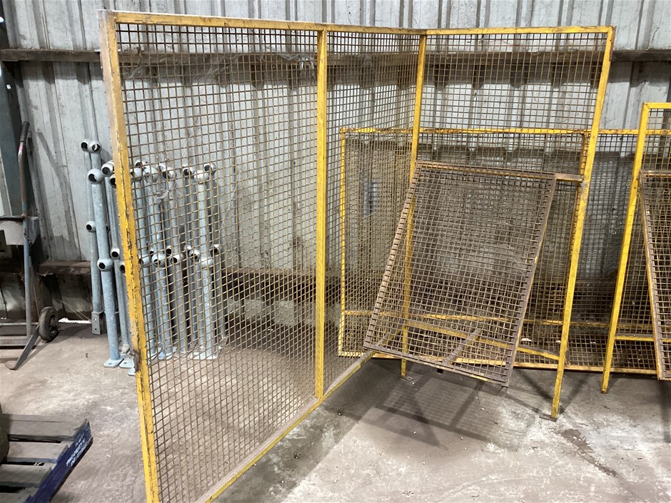 Machine safety barrier cage. Auction (0033-3023048) | Grays Australia