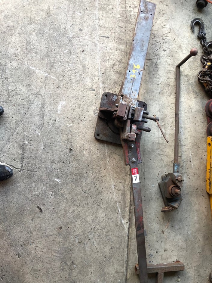 Benders Set of Two One Hand Operated Flat Bar Bender Auction (0396 ...