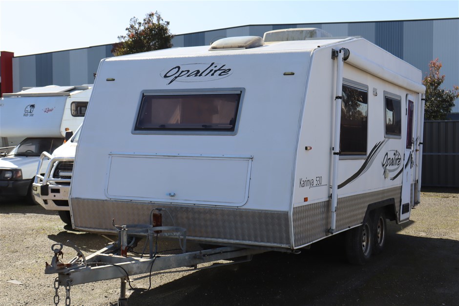 2009 OPALITE KARINYA 530 TANDEM CARAVAN (WOVR- STATUTORY) Auction (0001 ...