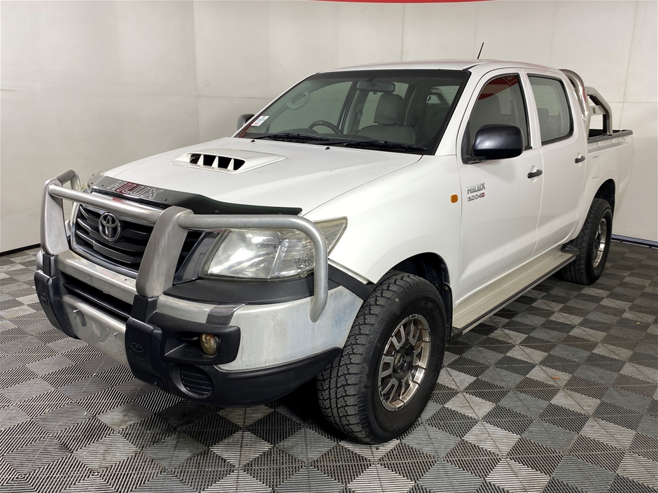 2012 Toyota Hilux 4X4 SR KUN26R Turbo Diesel Manual Dual Cab Auction ...