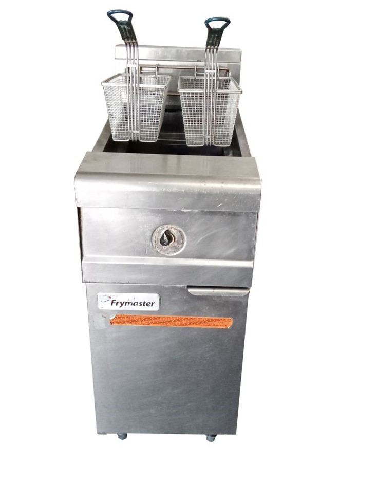 FRYMASTER MODEL PMJ135GSD GAS BASKET 2 BASKET DEEP FRYER Auction (0002 ...