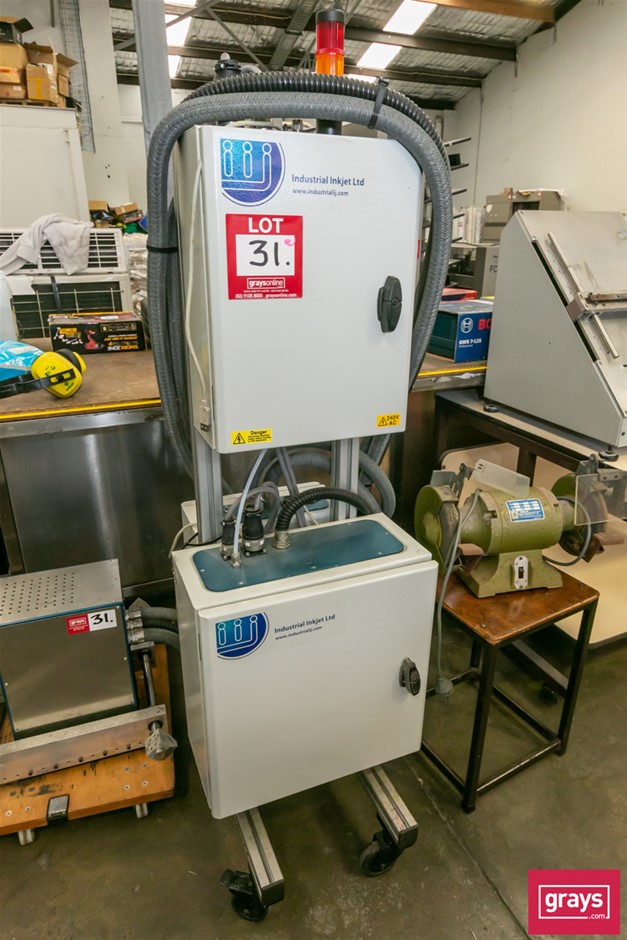 Gerber Edge FX GSPFTP3 Thermal Printer with Cutter Auction (0030 ...