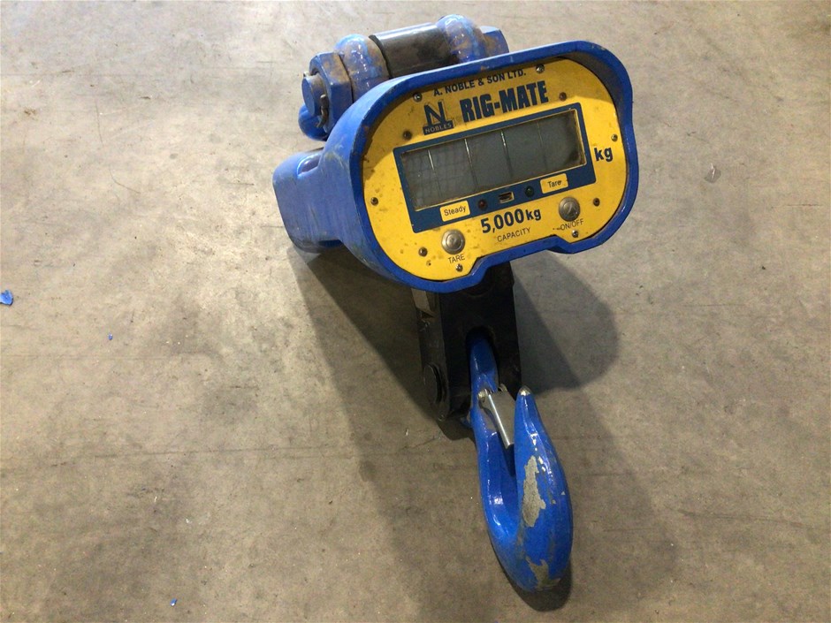 Noble Rig Mate Crane Scales 5000kg Auction (0065-8016083) | Grays Australia